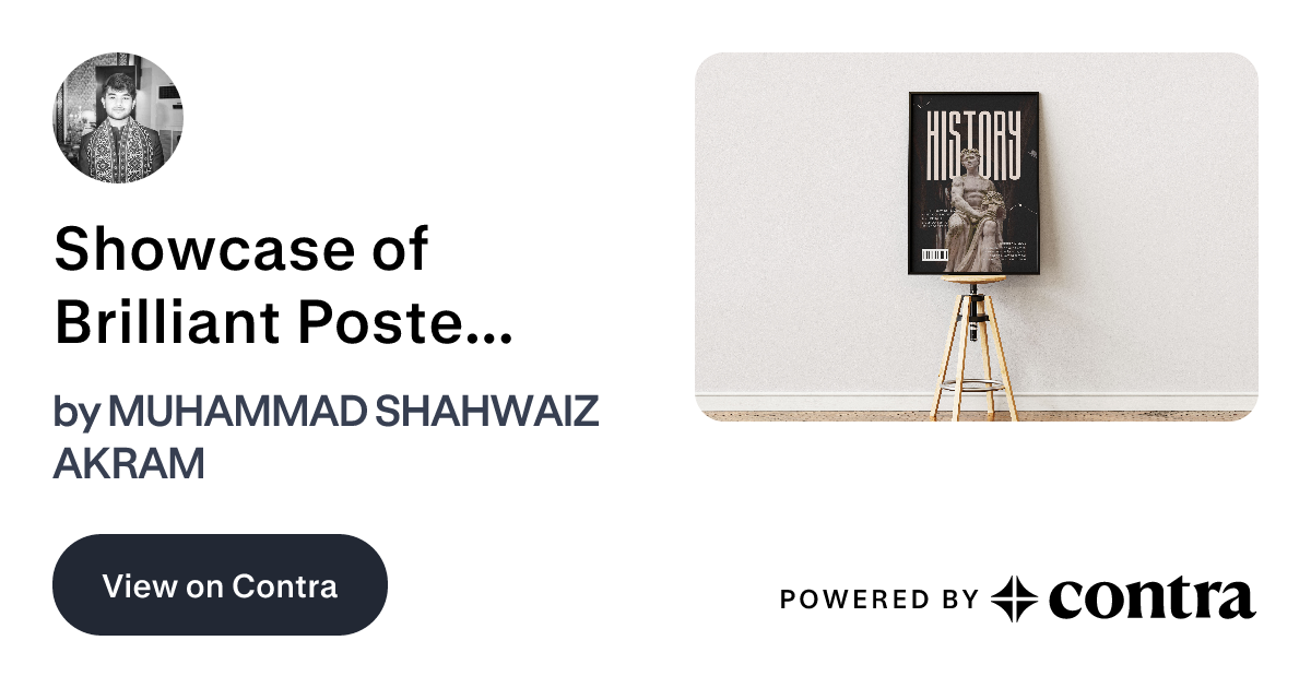 Showcase of Brilliant Poster Designs :: Behance by MUHAMMAD SHAHWAIZ AKRAM