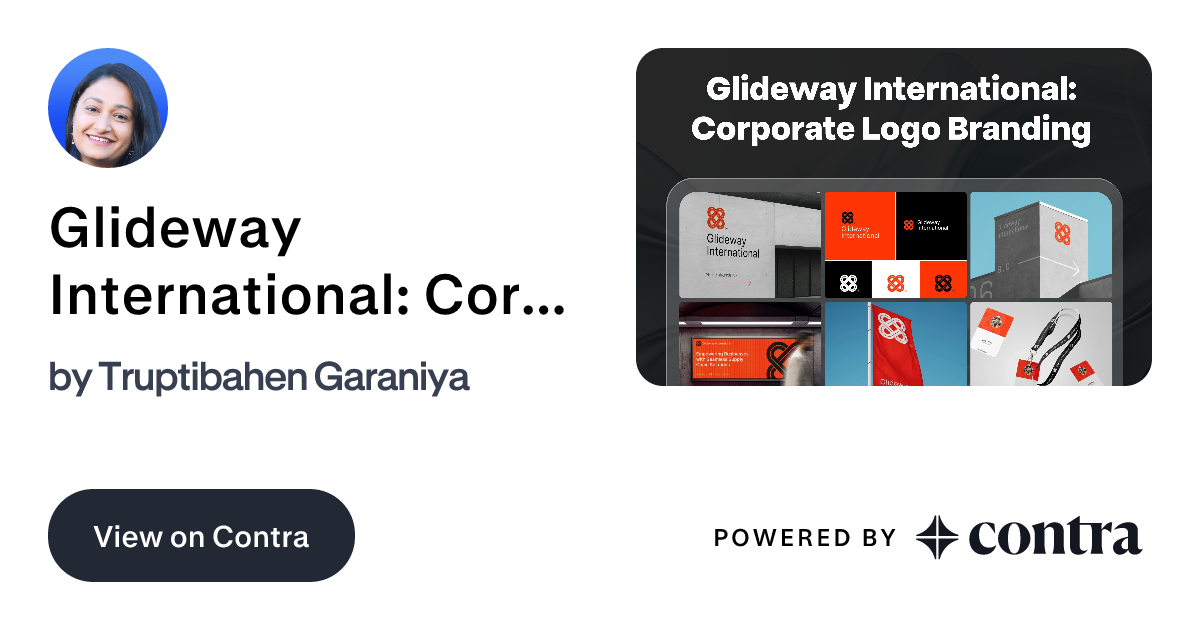 Glideway International: Corporate Logo Design by Truptibahen Garaniya