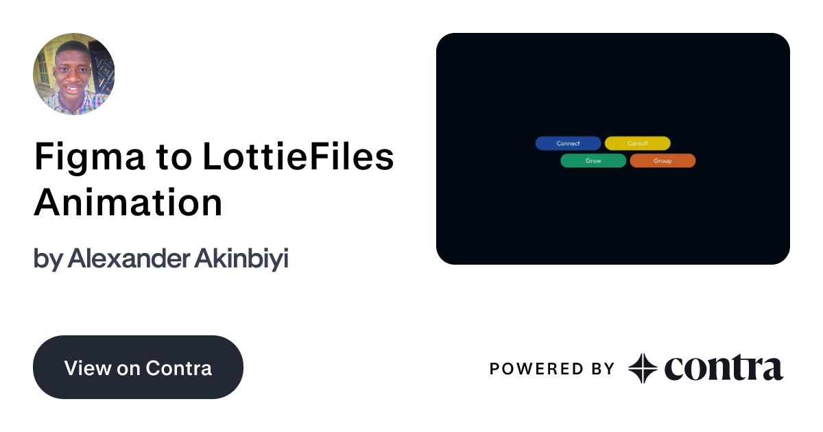 Figma to LottieFiles Animation by Alexander Akinbiyi