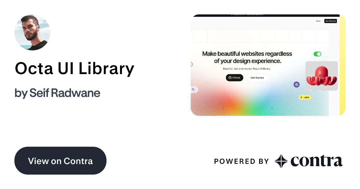 Octa UI Library by Seif Radwane