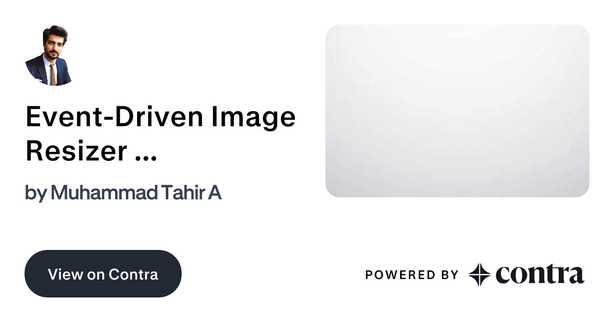 Event Driven Image Resizer Using Aws S3 Sqs And Lambda By Muhammad