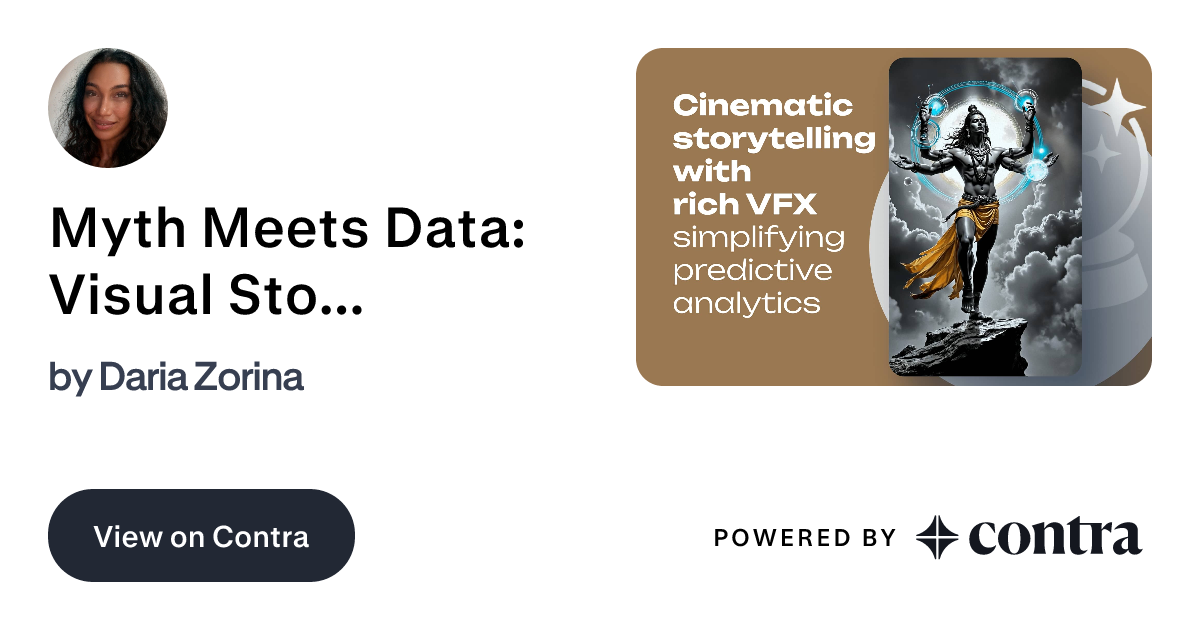 Myth Meets Data: Visual Storytelling for Predictive Analytics by Daria Zorina