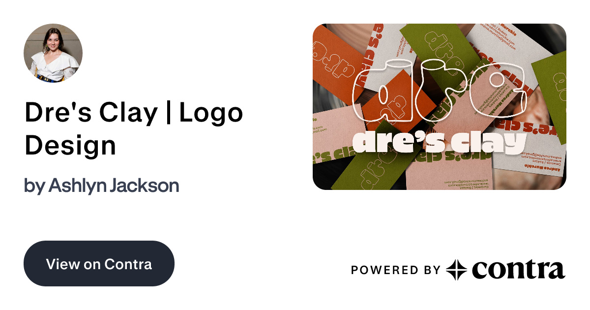 Dre's Clay | Logo Design by Ashlyn Jackson