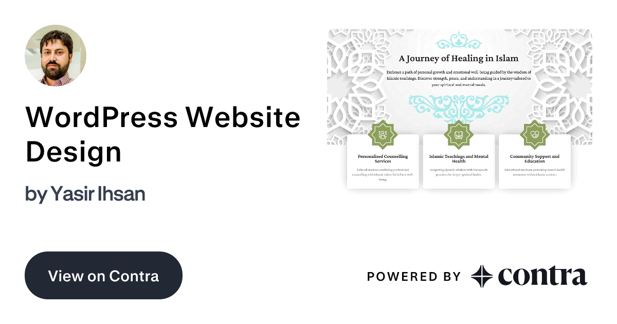 WordPress Website Design by Yasir Ihsan