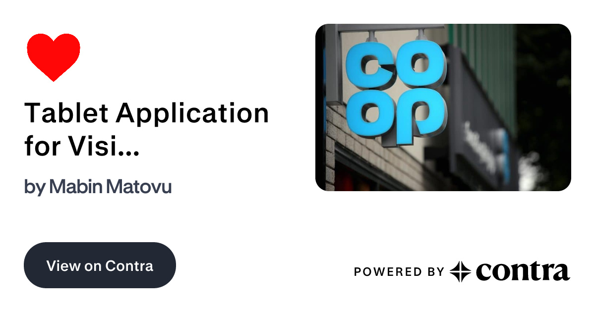 Tablet Application for Visitor Staff @ The Cooperative by Marvin Matovu