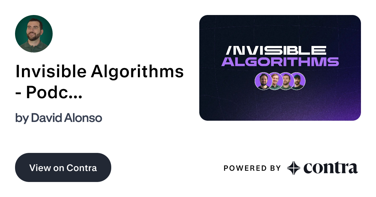 Invisible Algorithms - Podcast Branding by David Alonso