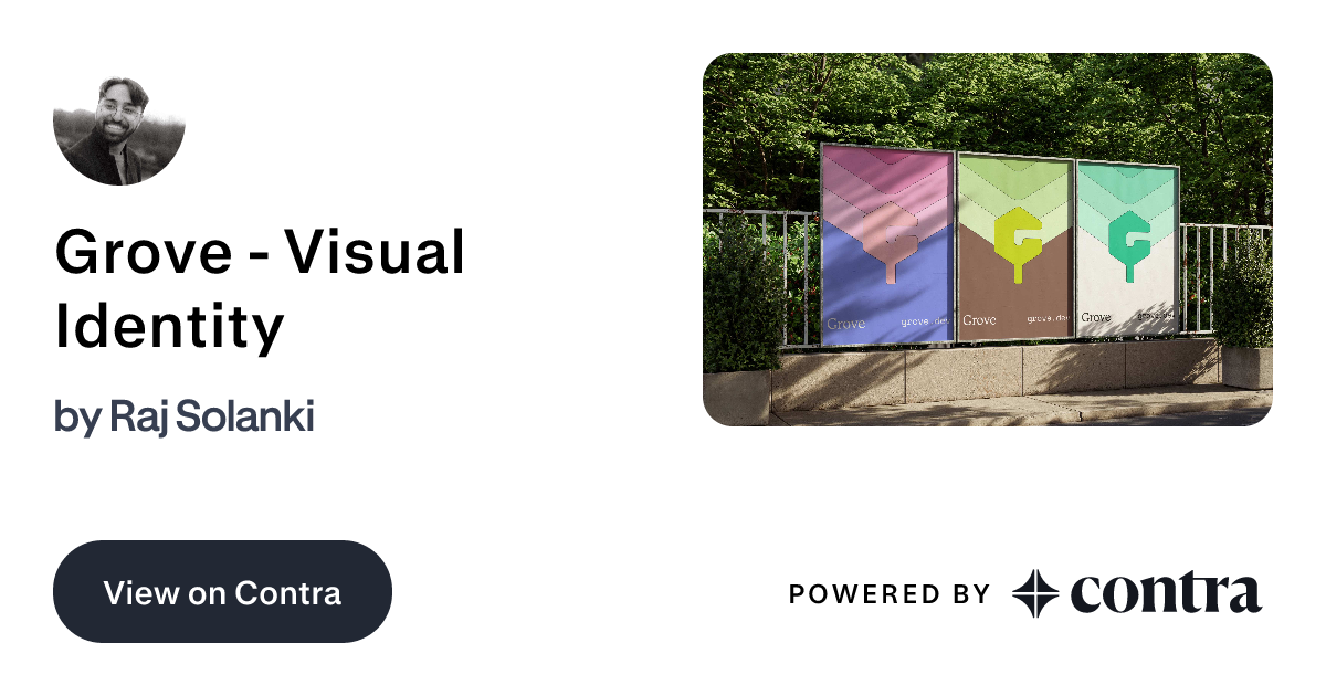 Grove - Visual Identity by Raj Solanki