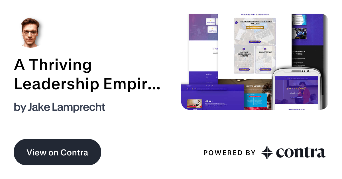 A Thriving Leadership Empire - Web Development For Entrepreneurs by Jake Lamprecht