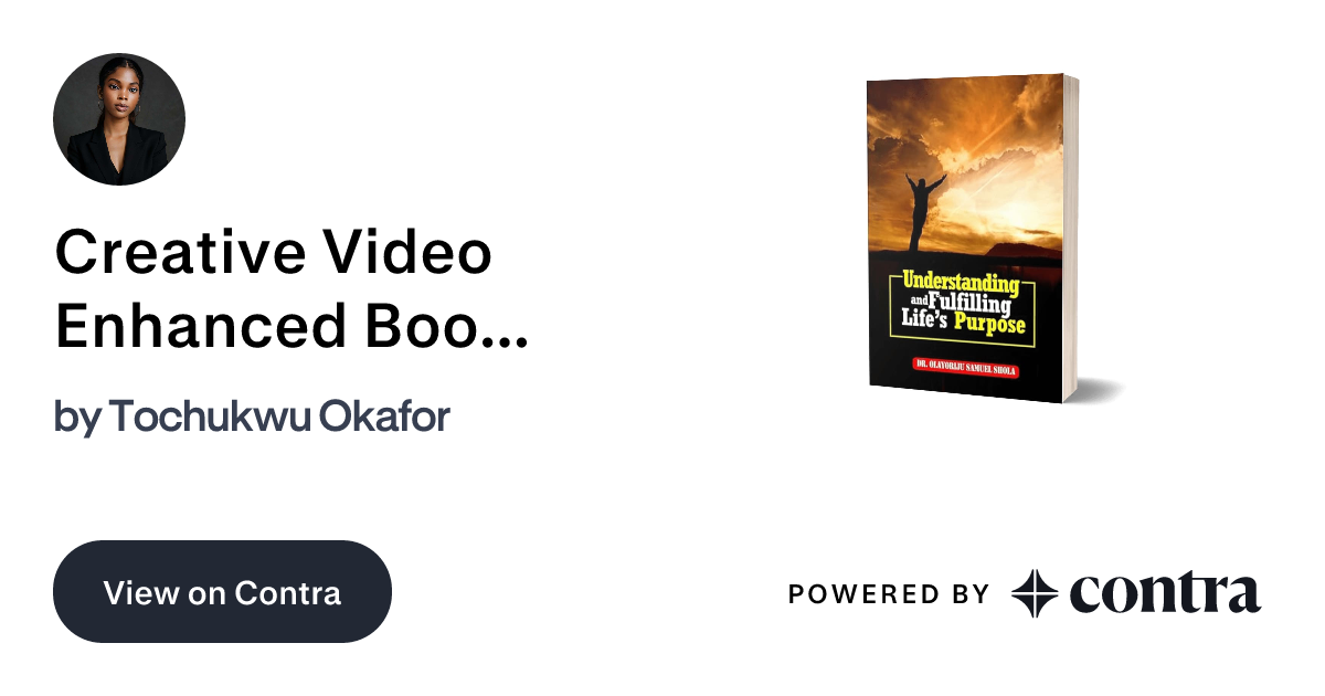 Creative Video Enhanced Book Promotion by Tochukwu Okafor