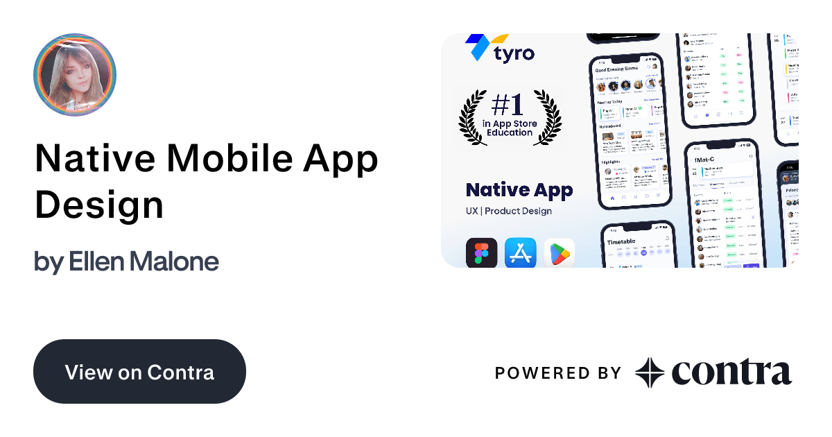 Native Mobile App Design by Ellen Malone