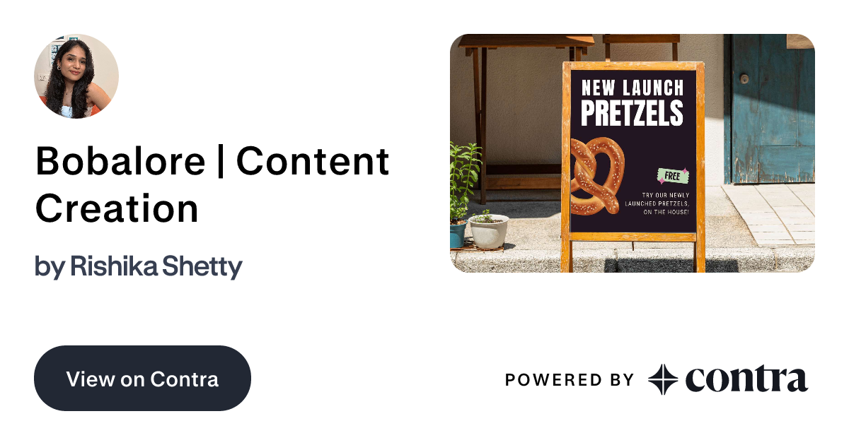 Bobalore | Content Creation by Rishika Shetty