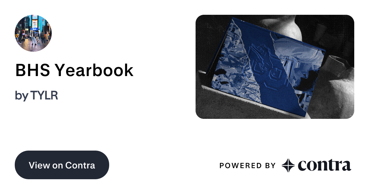 BHS Yearbook by TYLR