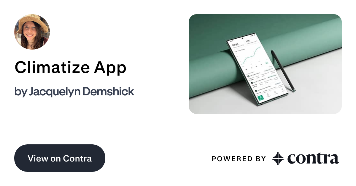 Climatize App by Jacquelyn Demshick