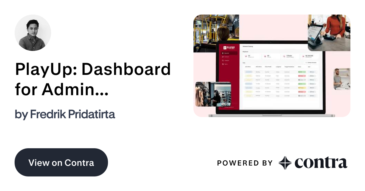 PlayUp: Dashboard for Admin and Billing System by Fredrik Pridatirta