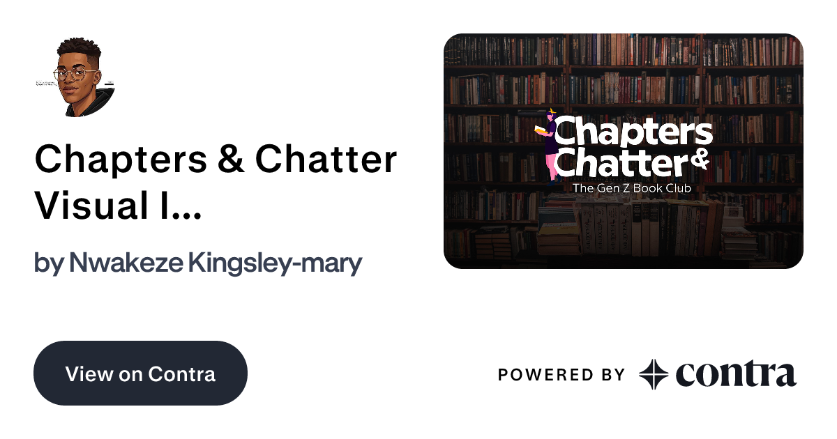 Chapters & Chatter Visual Identity Design by Nwakeze Kingsley-mary
