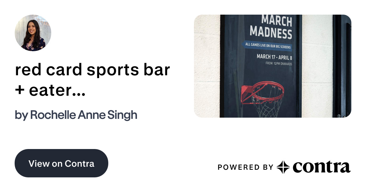 red card sports bar + eatery - social media, print design, video by ...