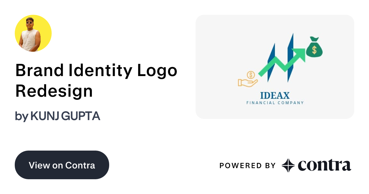Brand Identity Logo Redesign by KUNJ GUPTA