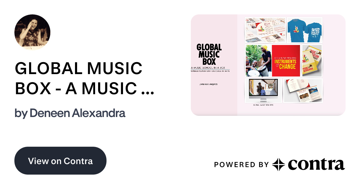 GLOBAL MUSIC BOX - A MUSIC SCHOOL IN THE BOX - OPF by Deneen Alexandra