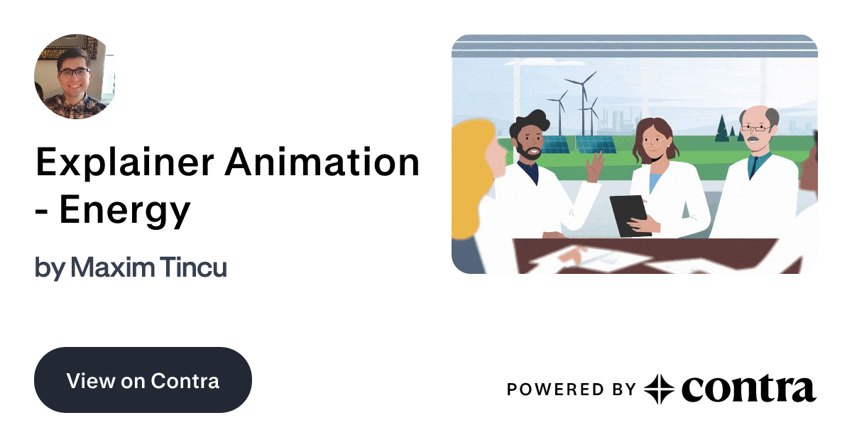 Explainer Animation - Energy by Maxim Tincu