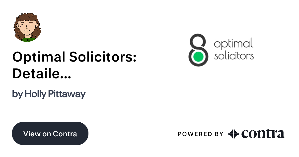 Optimal Solicitors: Detailed Case Studies for Legal Client by Holly Pittaway