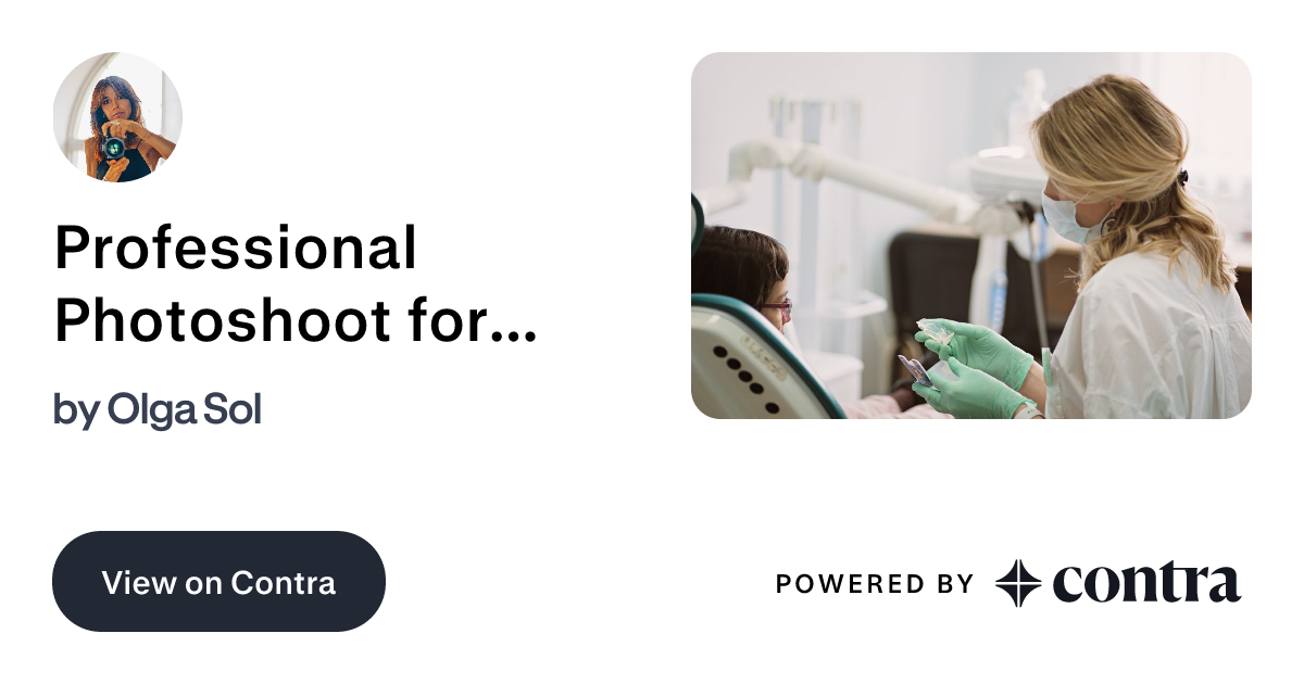 Professional Photoshoot for Orthodontic Promotion by Olga Sol