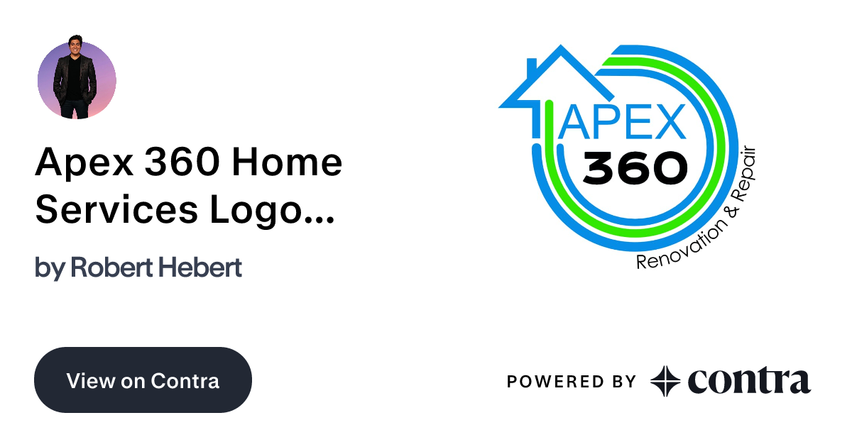 Apex 360 Home Services Logo Design by Robert Hebert