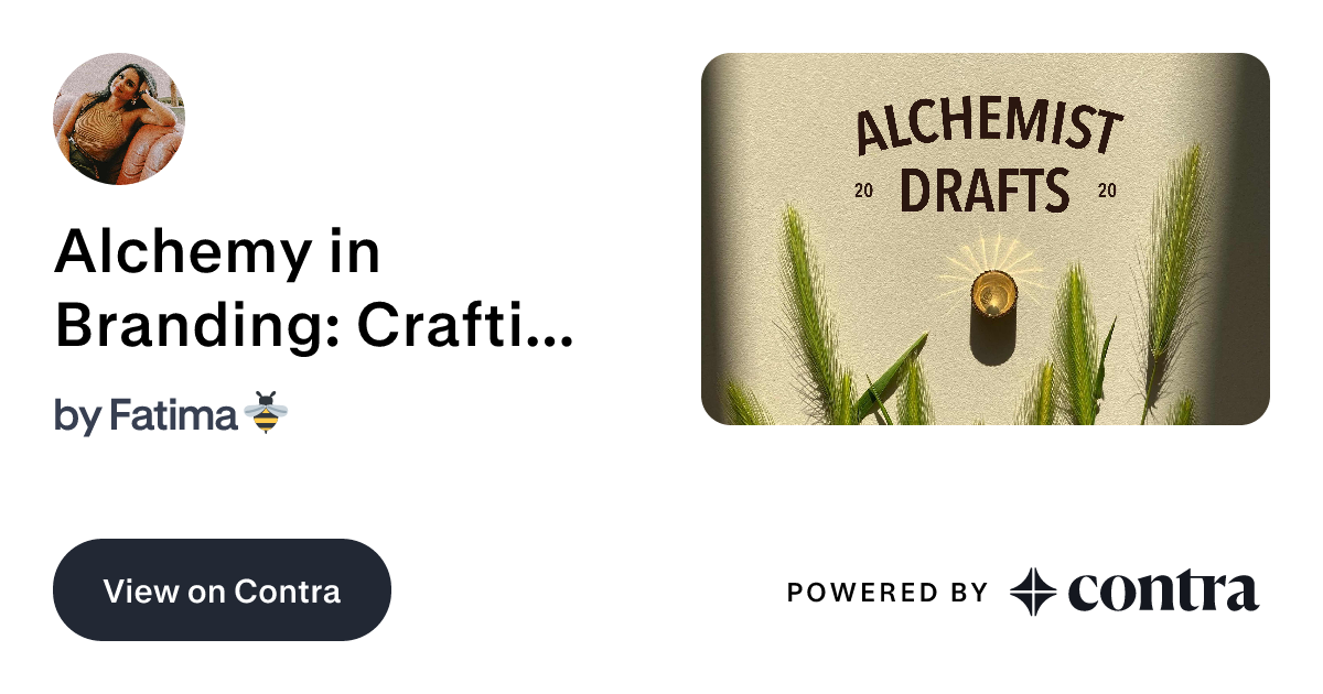 Alchemy in Branding: Crafting a Cinematic Identity for Alchemist by ...