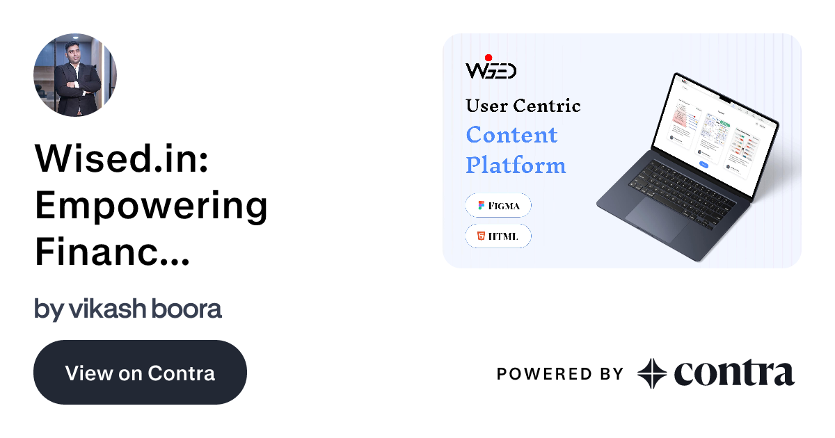 Wised.in: Empowering Financial Growth Through Smart Insights by vikash boora
