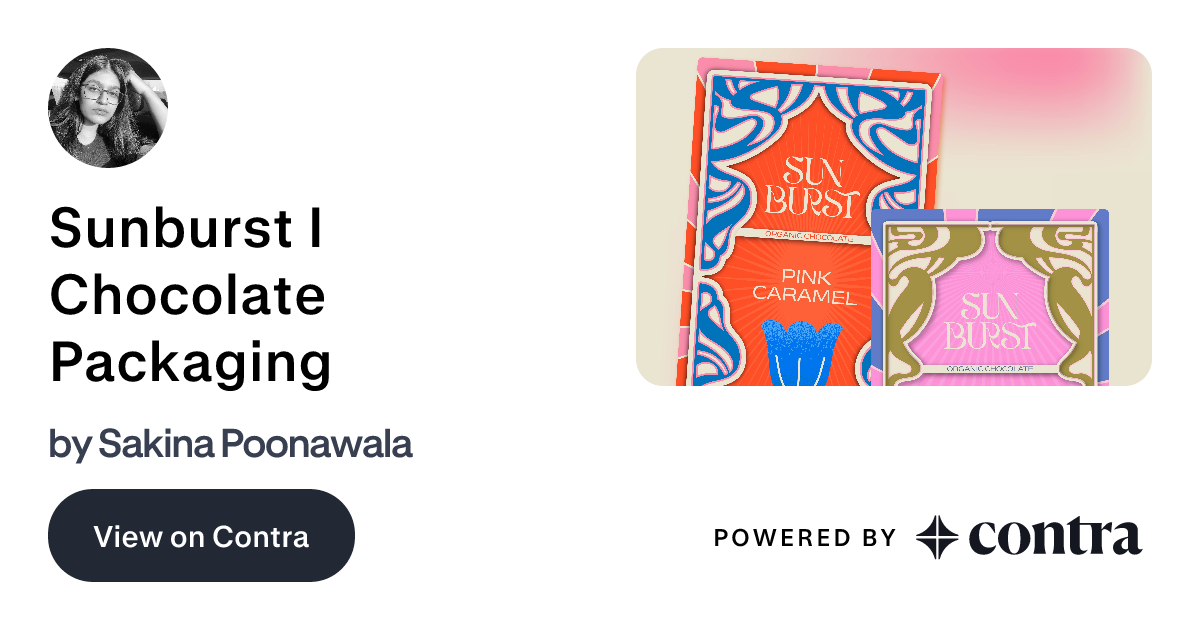 Sunburst I Chocolate Packaging by Sakina Poonawala