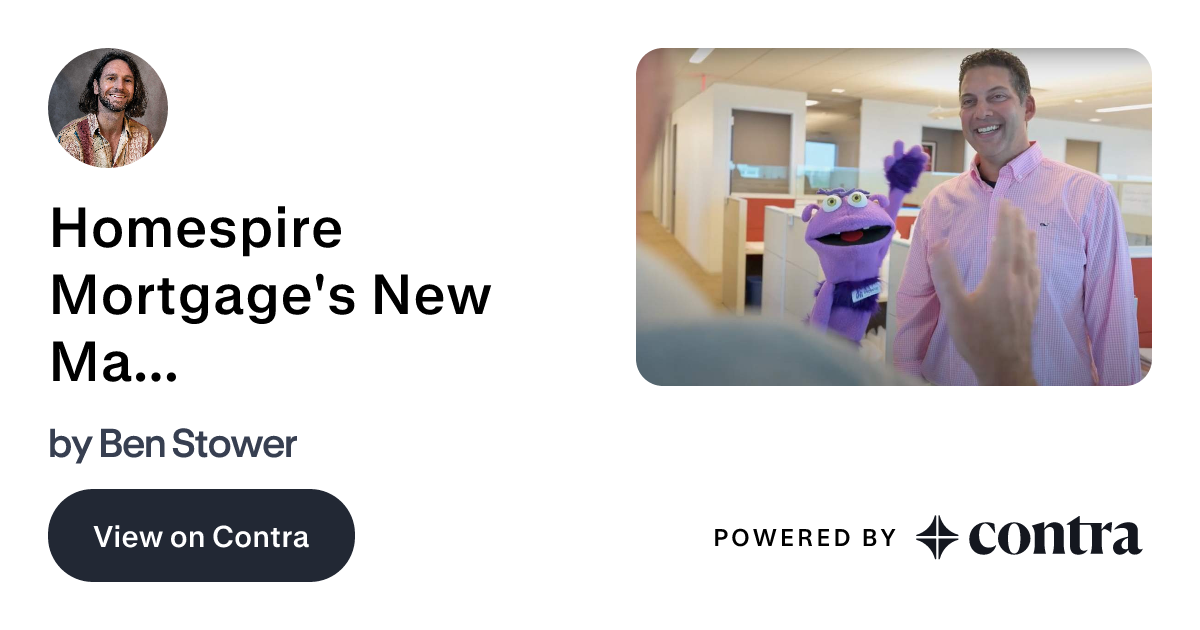 Homespire Mortgage's New Mascot by Ben Stower