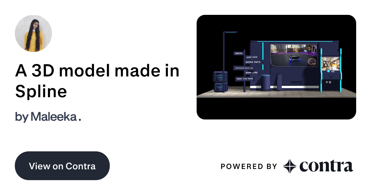 A 3D model made in Spline by Maleeka