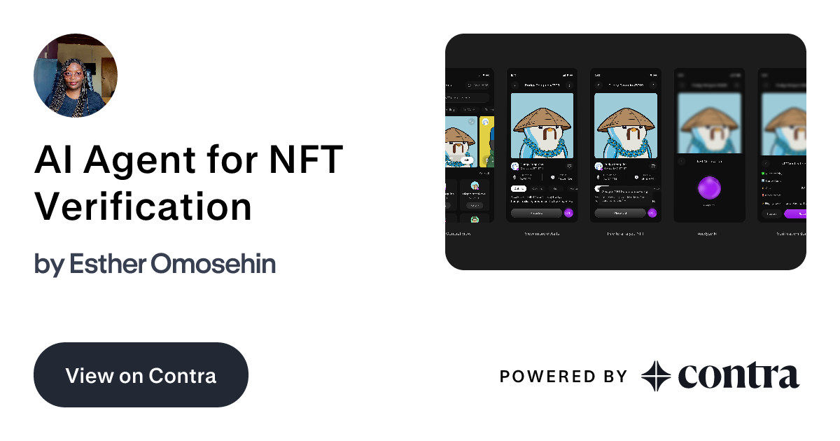 AI Agent for NFT Verification by Esther Omosehin