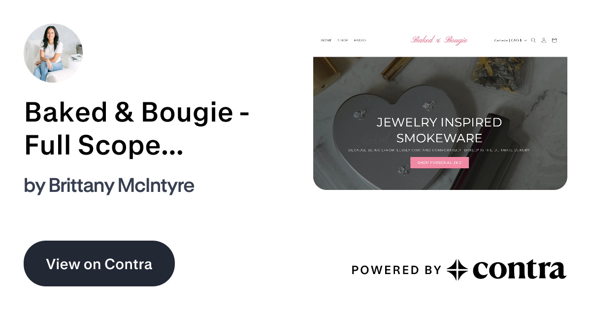 Baked & Bougie - Full Scope E-Comm by Brittany McIntyre
