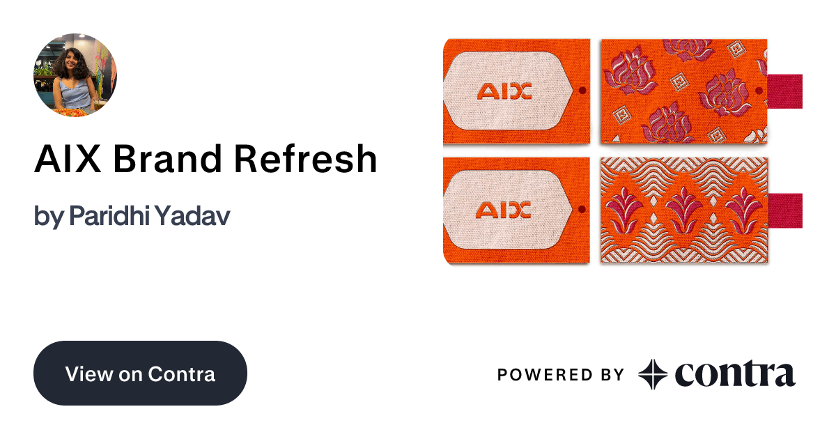 AIX Brand Refresh by Paridhi Yadav