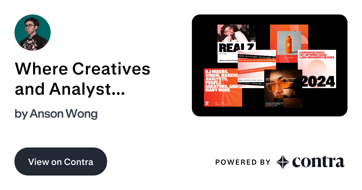 Where Creatives and Analysts Unite Under One Bold Banner by Anson Wong