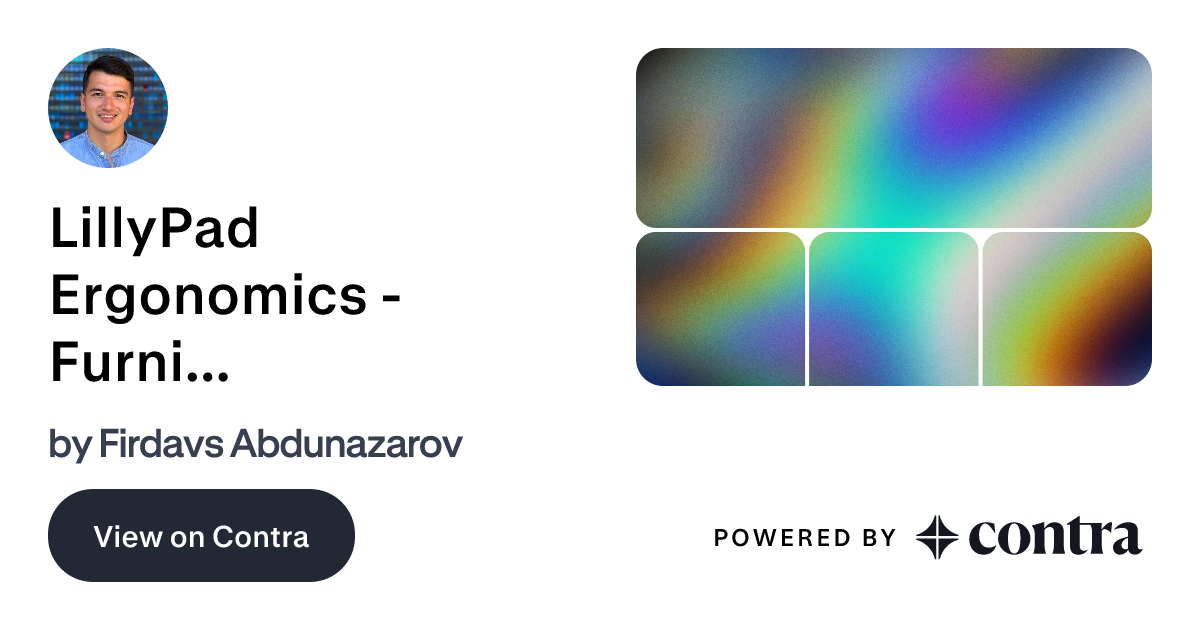 LillyPad Ergonomics: Website design & development by Firdavs Abdunazarov