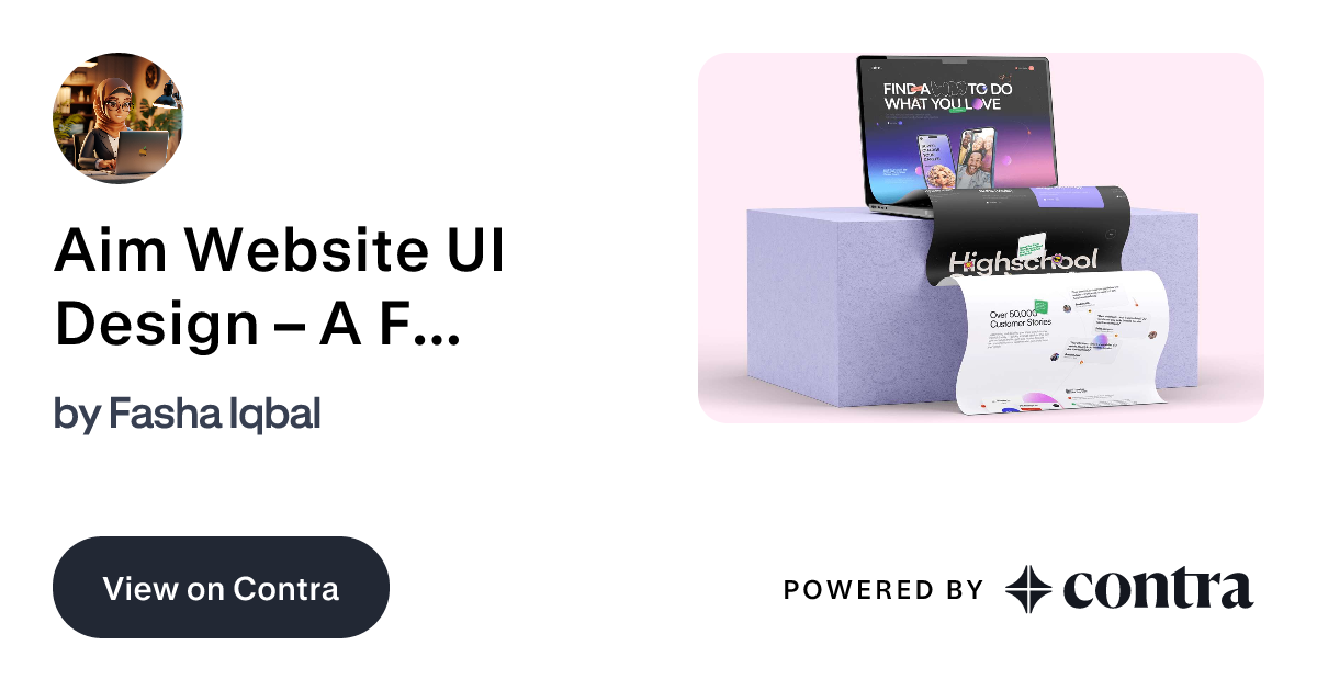 Aim Website UI Design – A Futuristic Career Coaching Experience by ...