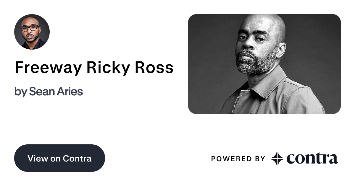 Freeway Ricky Ross by Sean Aries