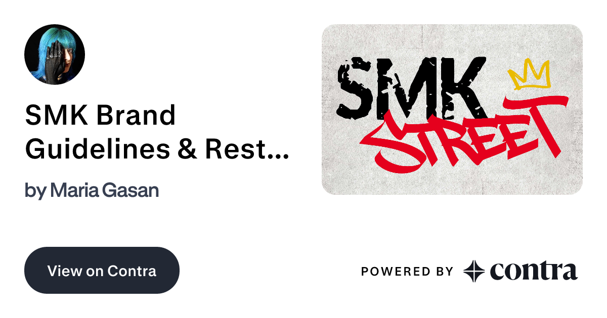 SMK Brand Guidelines & Restaurant Branding by Maria Gasan