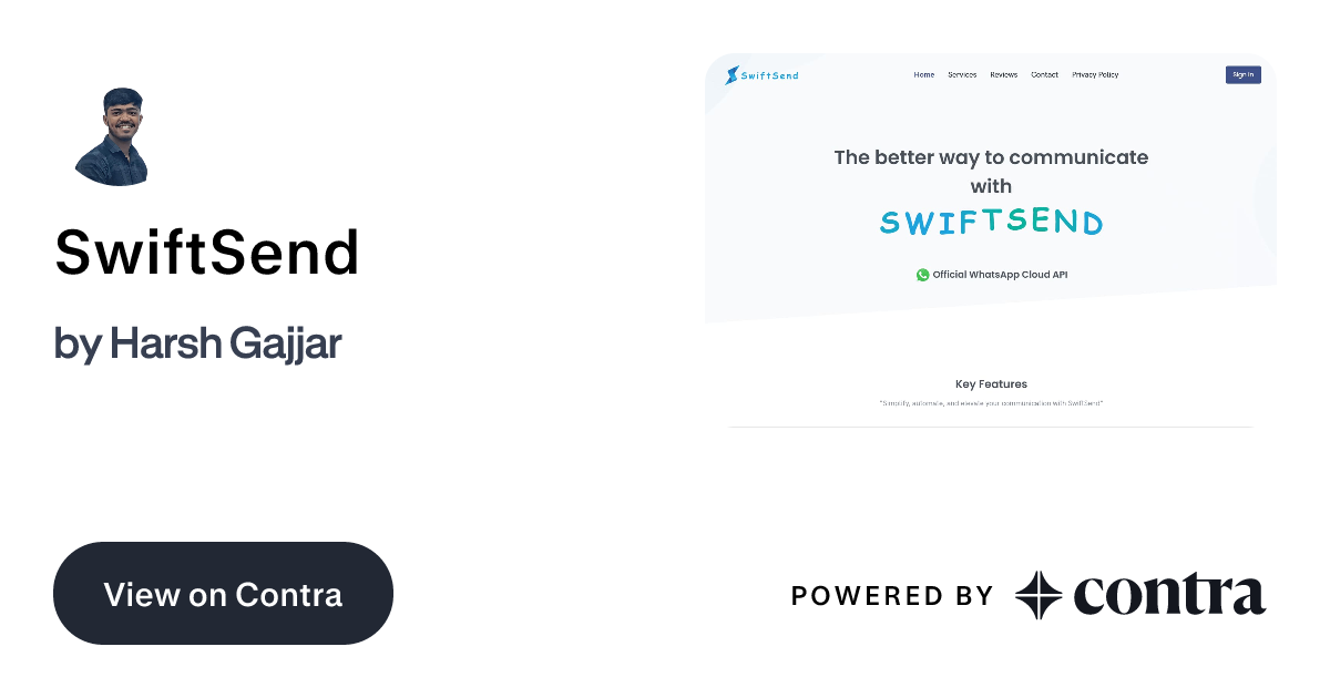 SwiftSend by Harsh Gajjar
