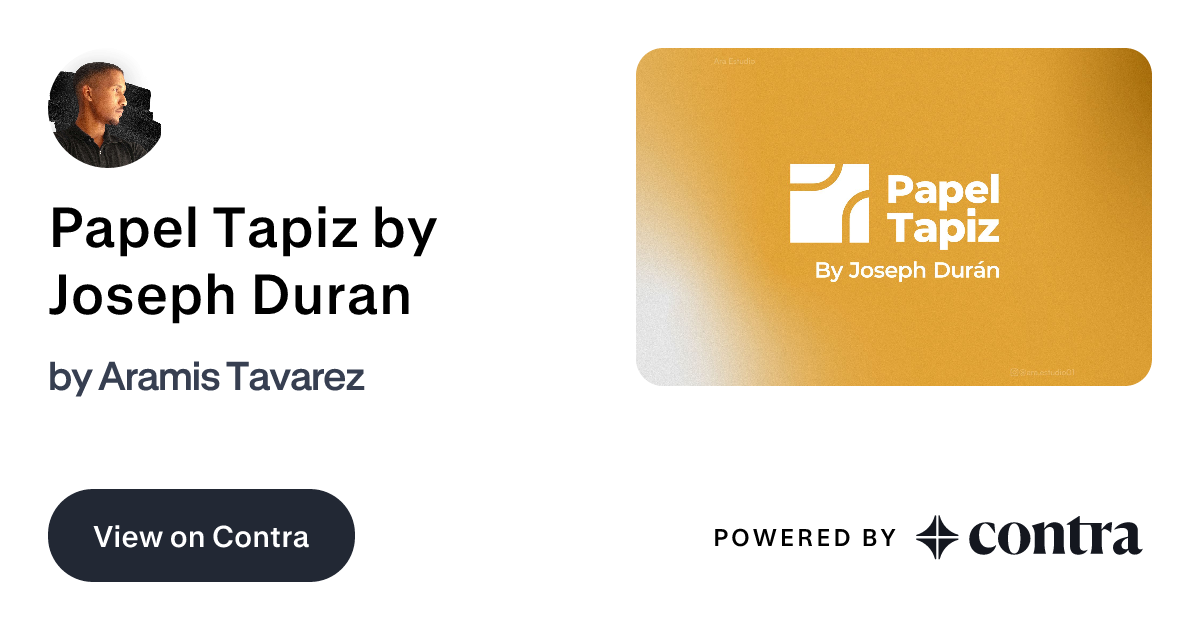 Papel Tapiz by Joseph Duran by Aramis Tavarez