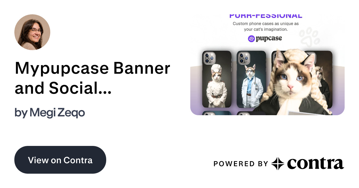 Mypupcase Banner and Social Media Ads Design by Megi Zeqo
