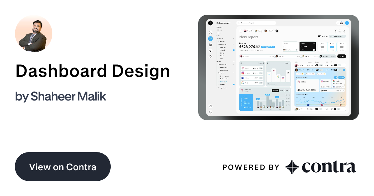 Dashboard Design by Shaheer Malik