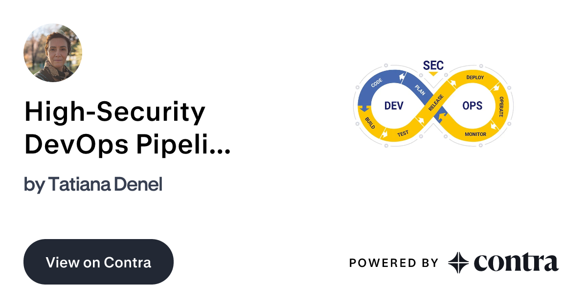 High-Security DevOps Pipeline for a Financial Platform by Tatiana Denel