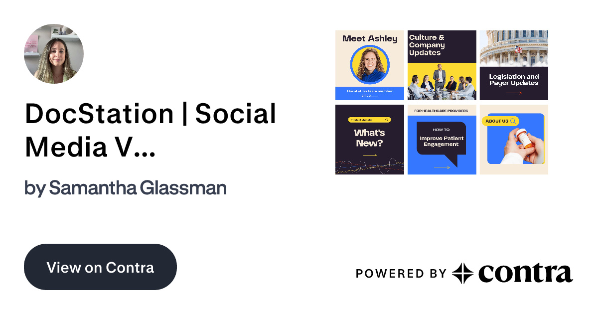 DocStation | Social Media Visual Direction & Templates by Samantha Glassman