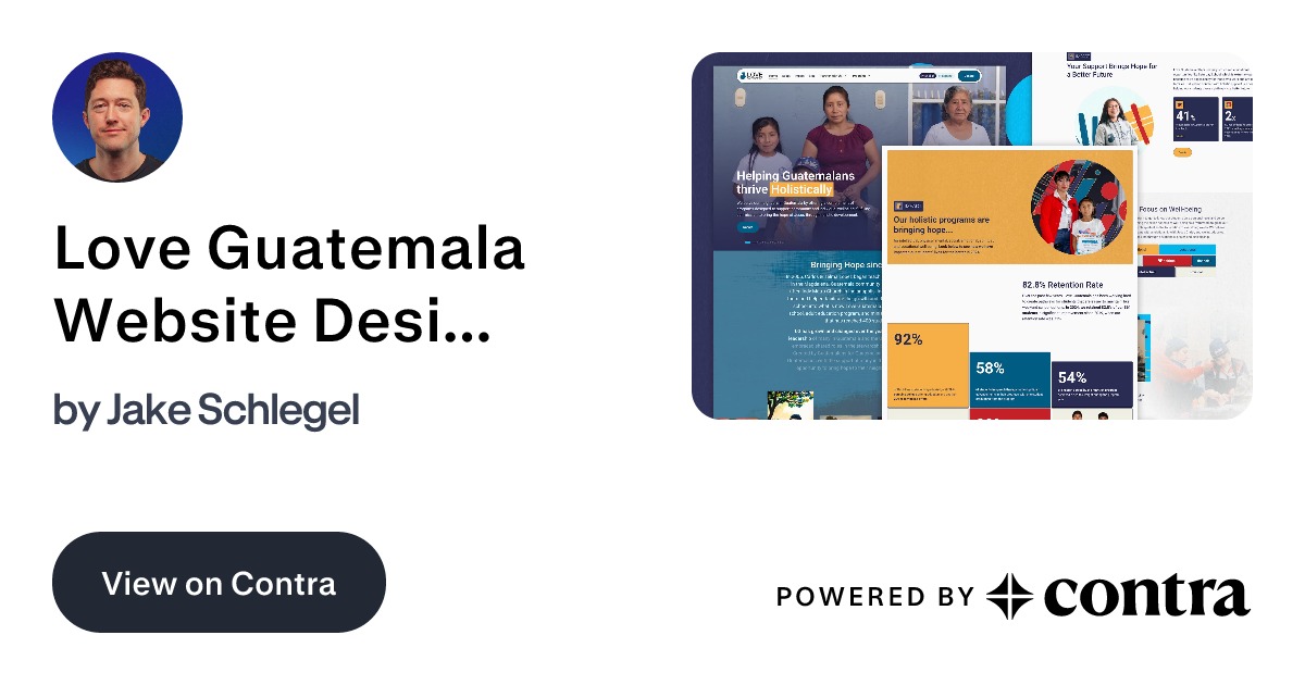 Love Guatemala Website Design & Development by Jake Schlegel