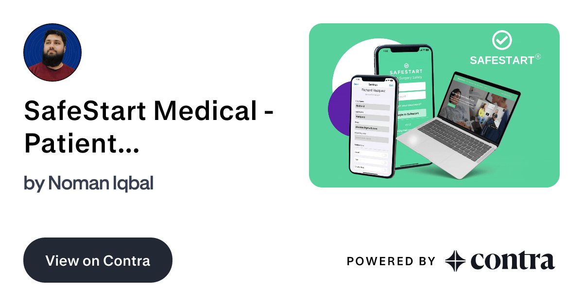 SafeStart Medical - Patient Safety Records by Noman iqbal