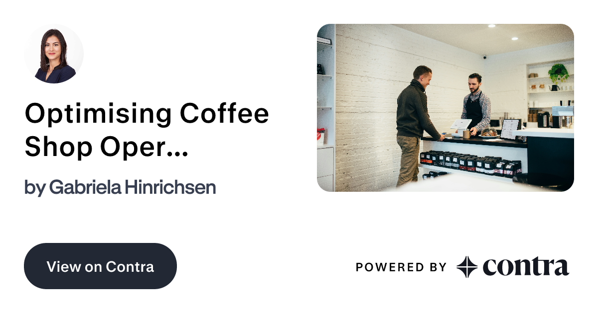 Optimising Coffee Shop Operations with a Smart Management System by ...