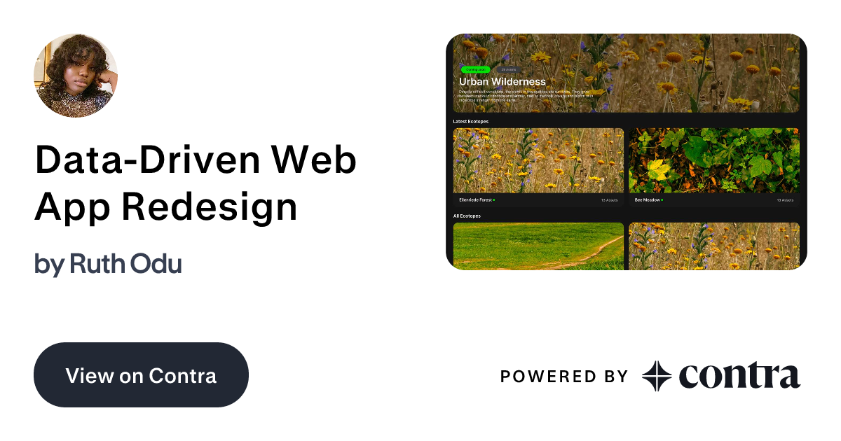 Data-Driven Web App Redesign by Ruth Odu