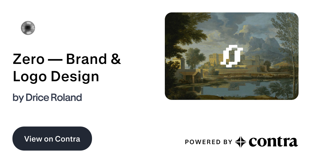 Zero — Brand & Logo Design by Drice Roland